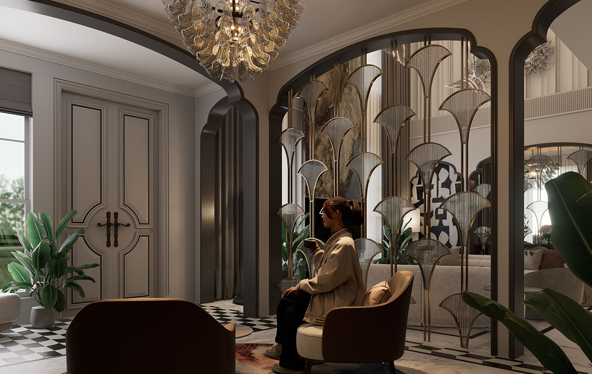 bungalow residential interiors at amanora pune