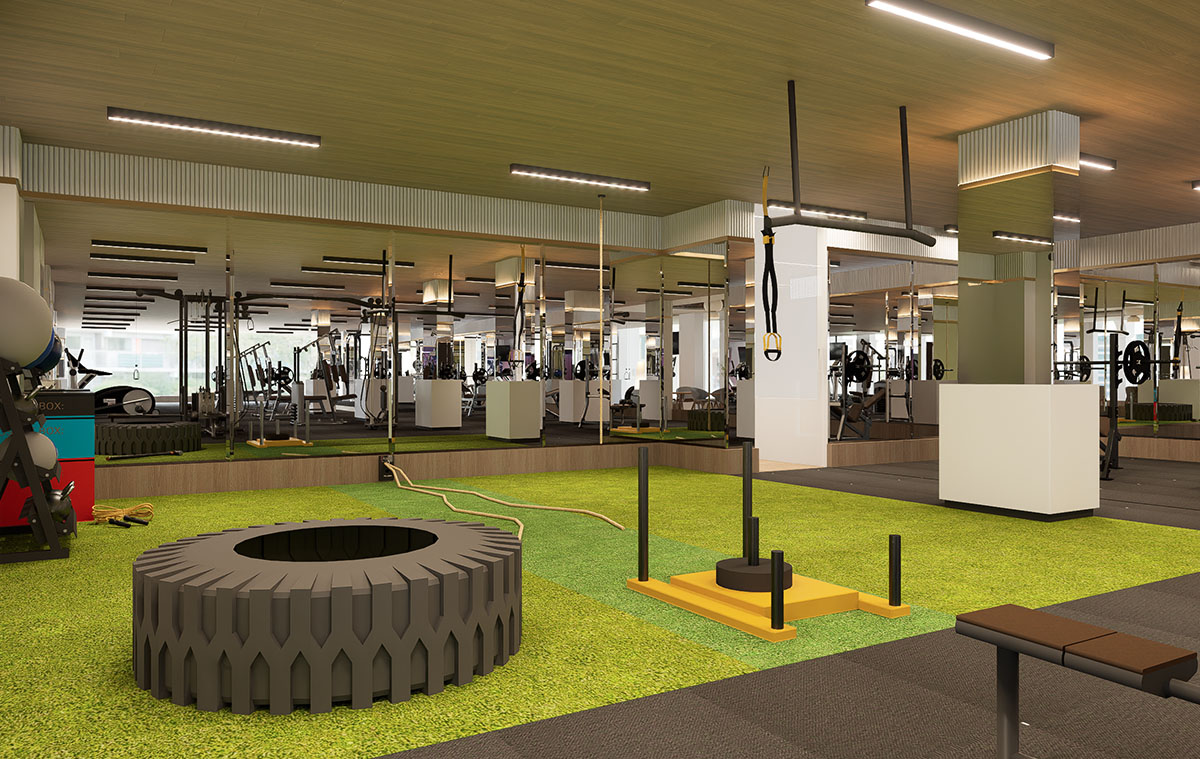 project name gold s gym at satara road project brief the modern and ...