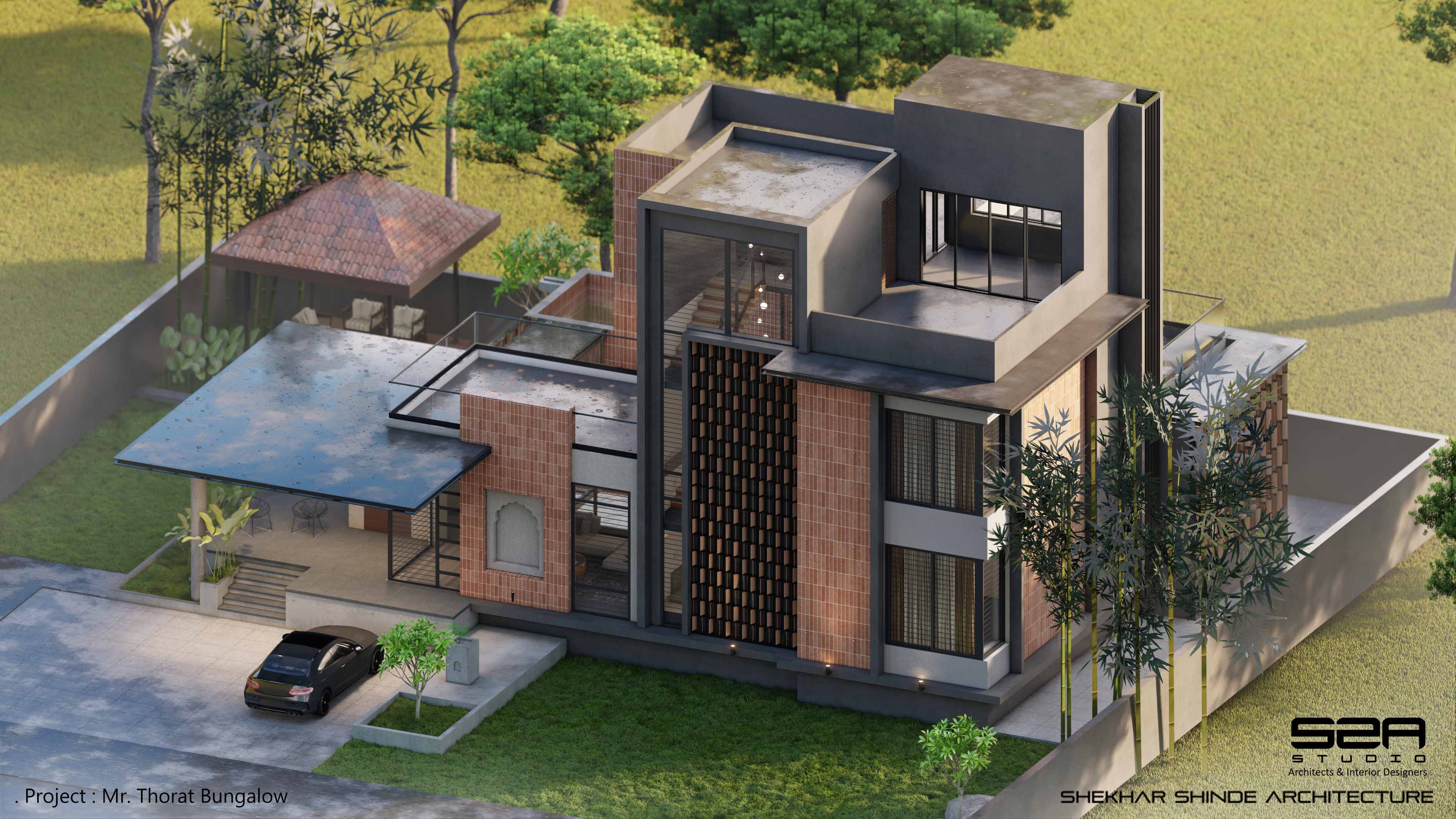 project name bungalow at davangaon project brief this 4260 sq ft 4bhk ...